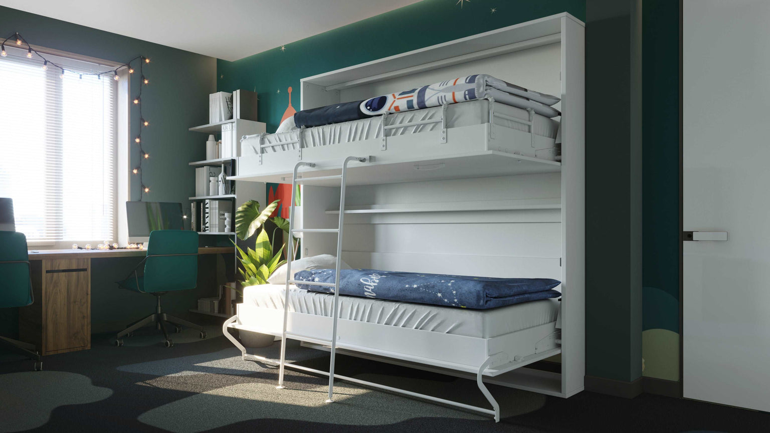 Murphy Wall Bunk Beds for Kids & Adults | Space Saving Bed